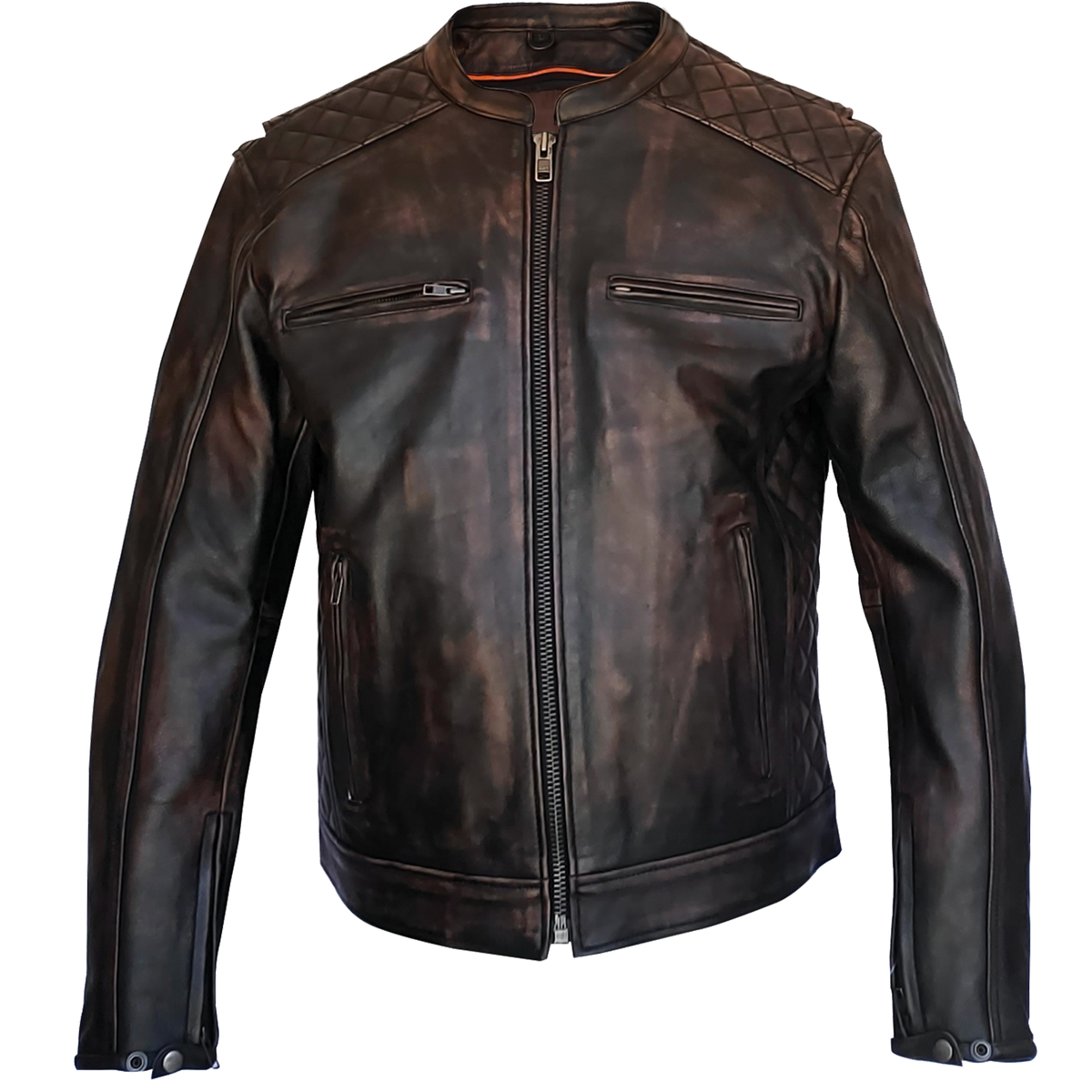RBP–21 Brown Leather Jacket — Zeebro